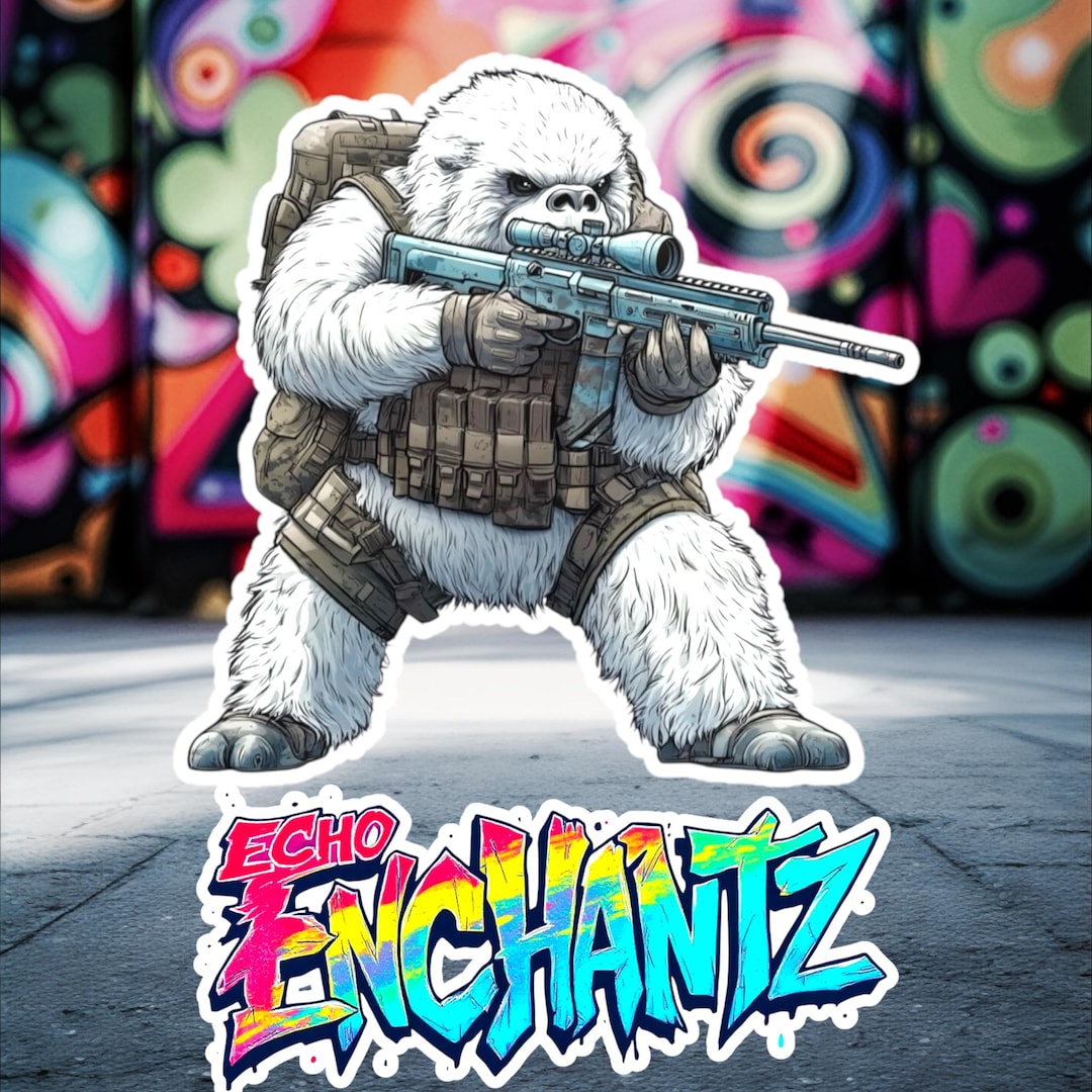 Tactical Yeti Sticker - High-quality Vinyl Decal for Outdoor ...