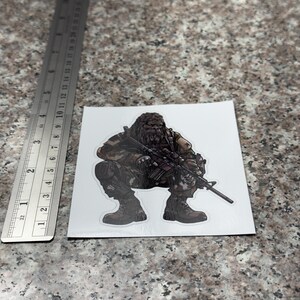 Elite Cryptid Commando: Tactical Bigfoot Sticker - Special Forces ...