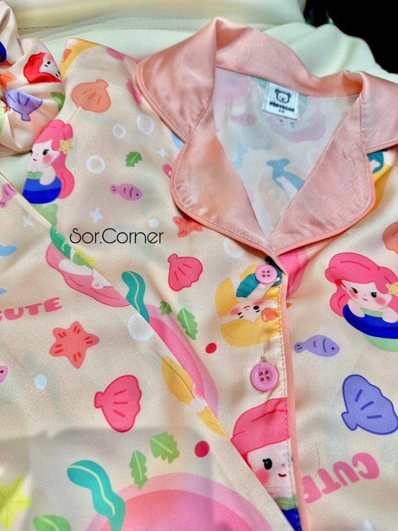 Pajama Set Mermaid - Etsy