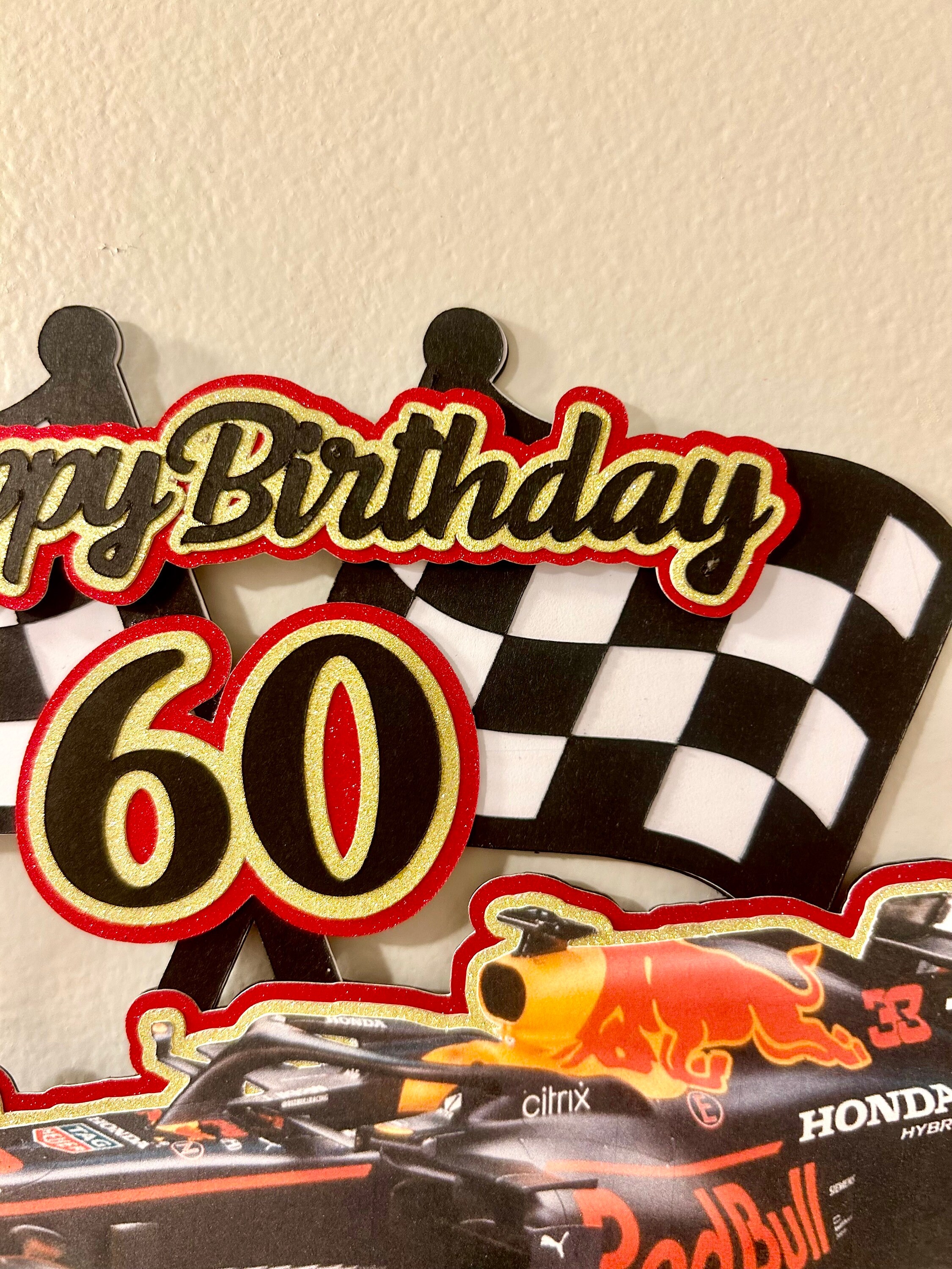 Fórmula 1 Car Cake Topper - Etsy