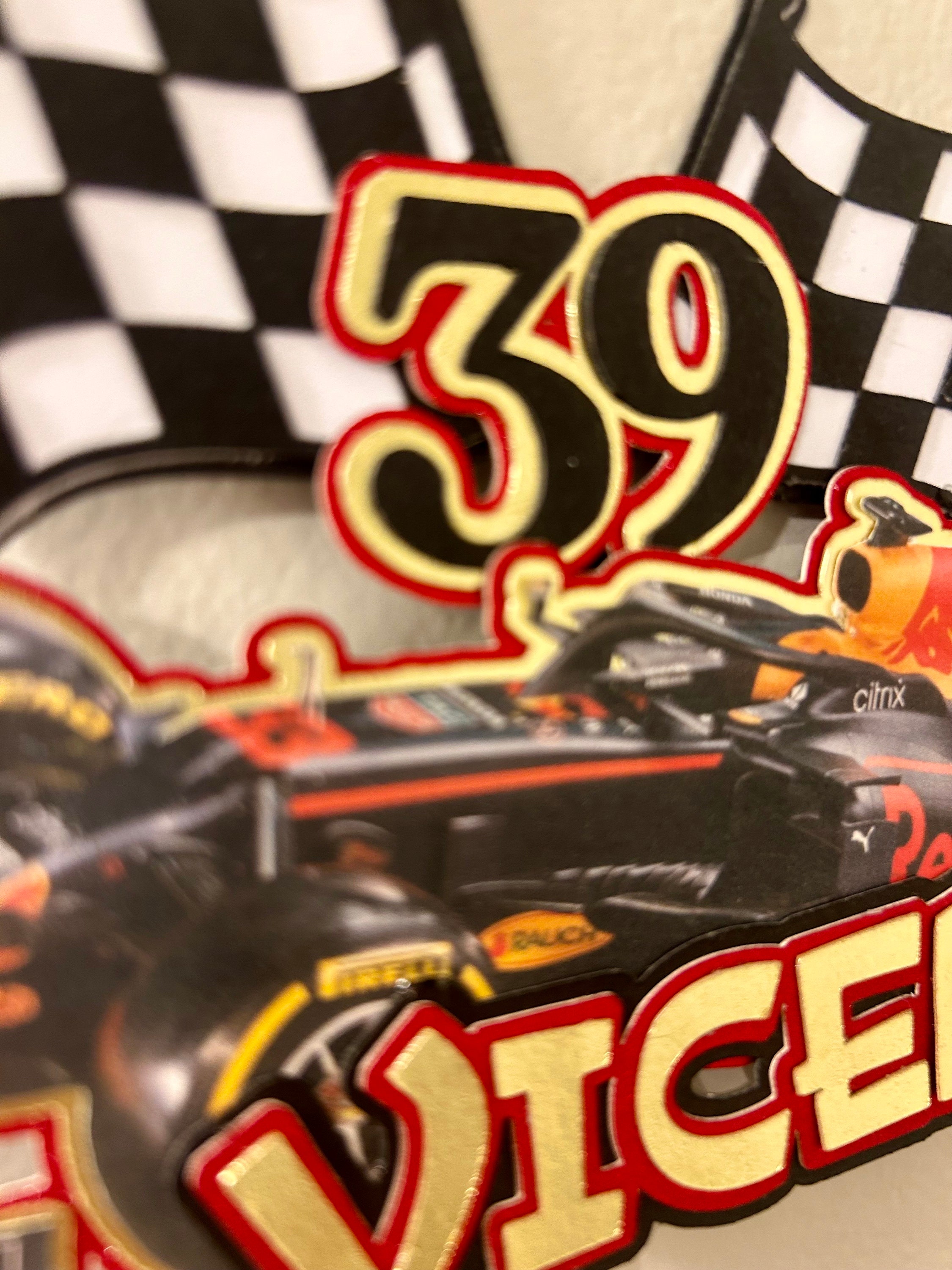 Fórmula 1 Car Cake Topper - Etsy