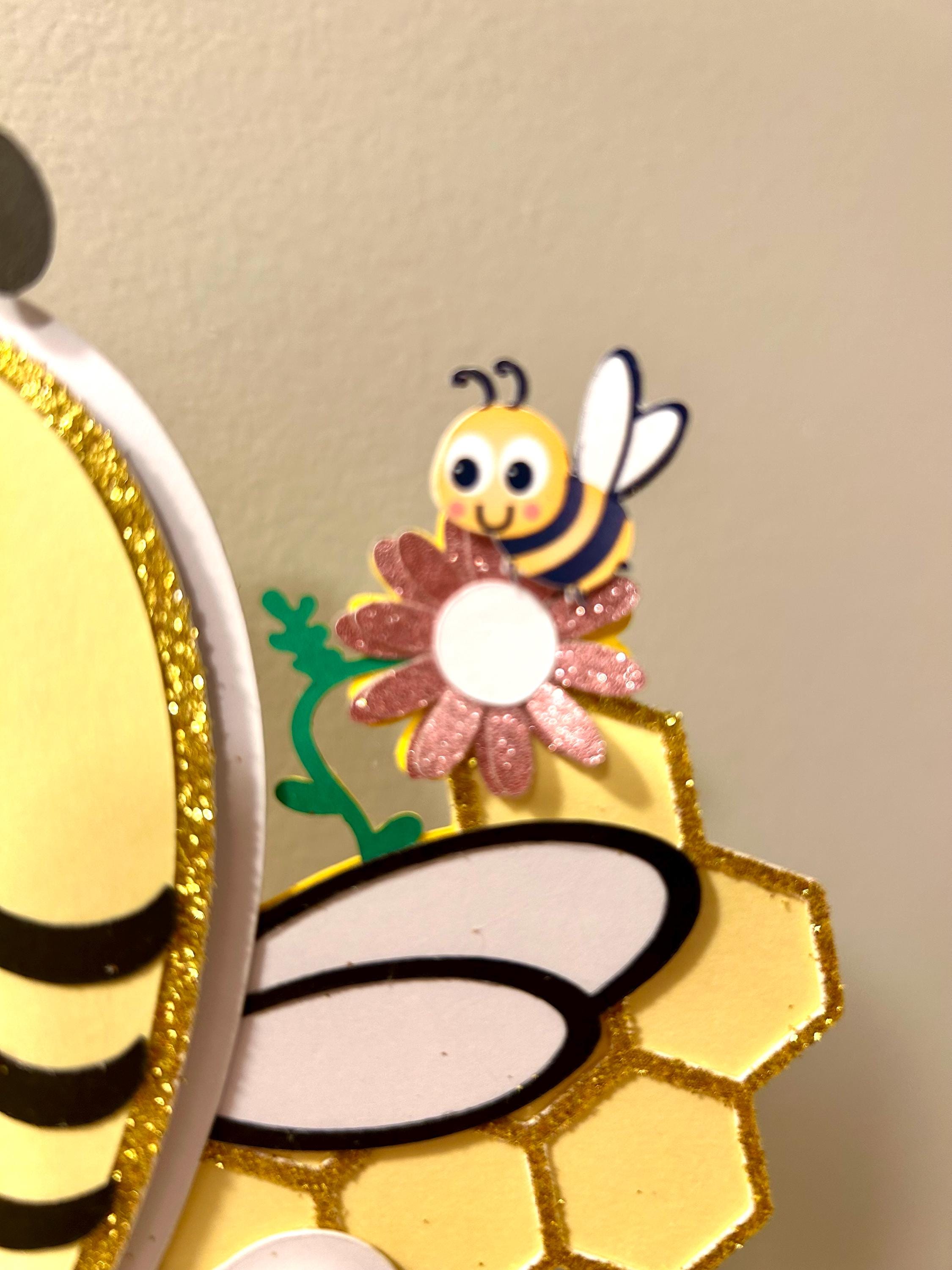 Bee Cake Topper - Etsy
