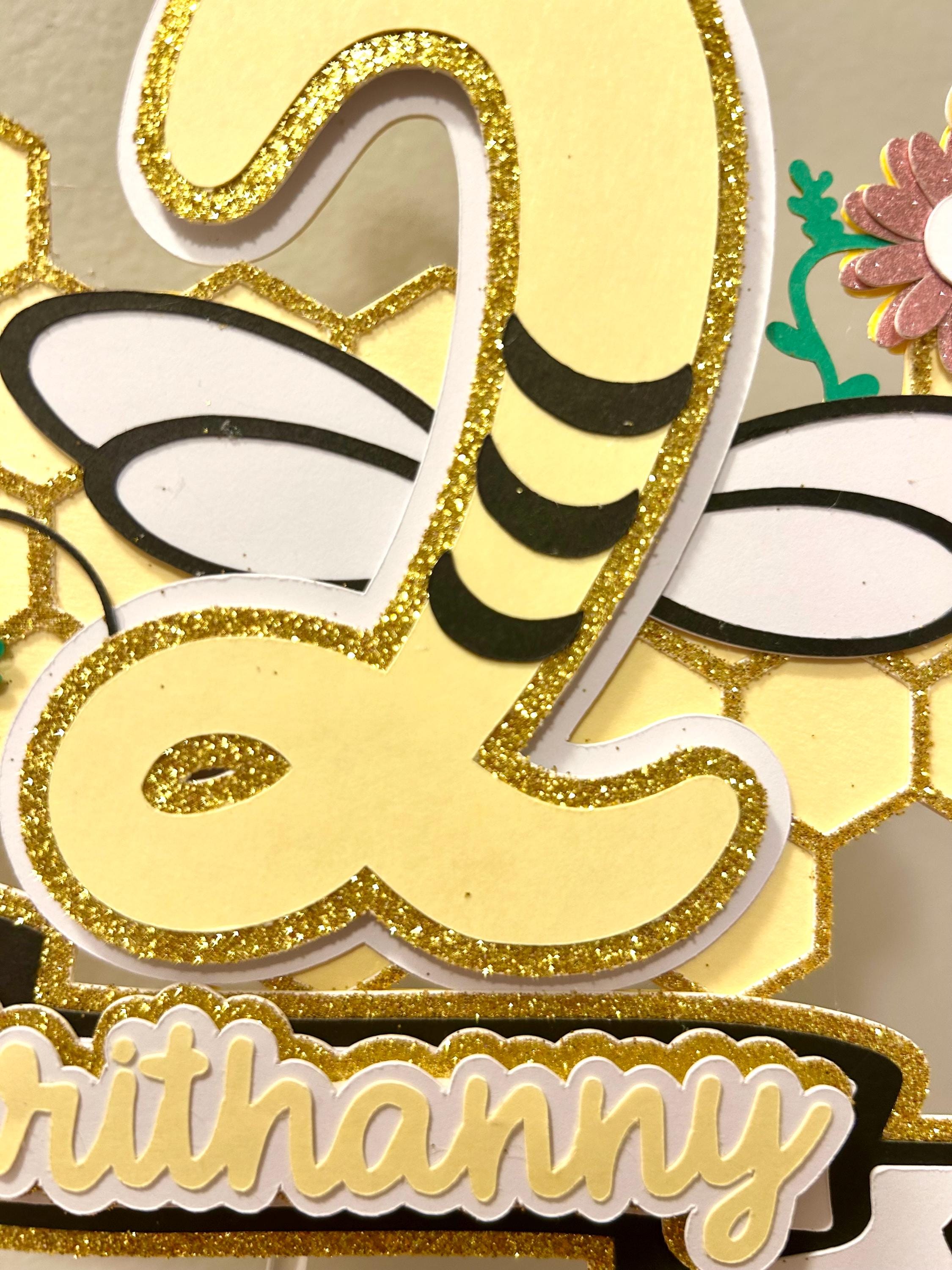 Bee Cake Topper - Etsy