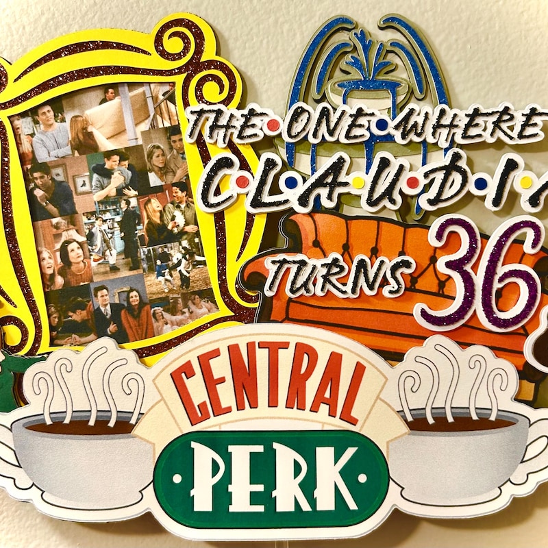 Friends Cake Topper - Etsy