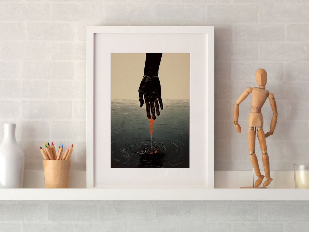 Hand Illustration, Hand Drawn File, Printable Decor, Illustration Print ...