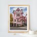 Pink Houses Digital Files Digital Art Prints Home Sweet - Etsy