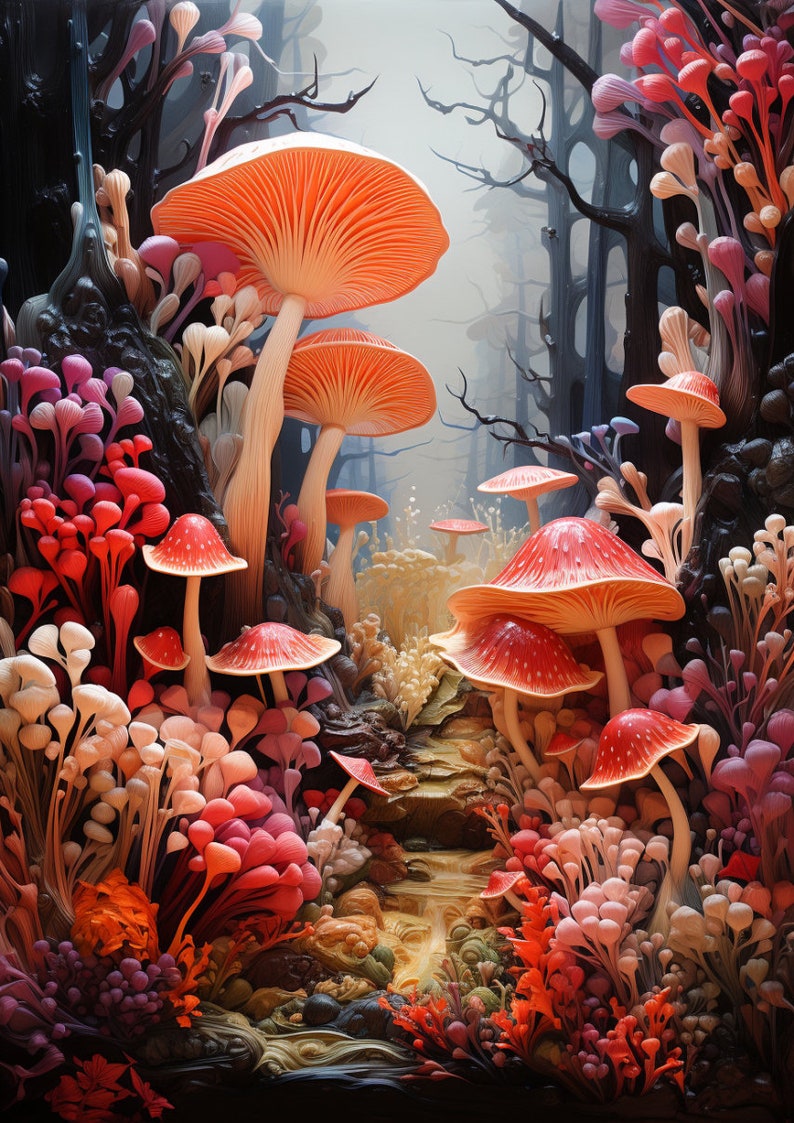 Forest Fairy Digital Files Woodland Sprite Illustrations - Etsy