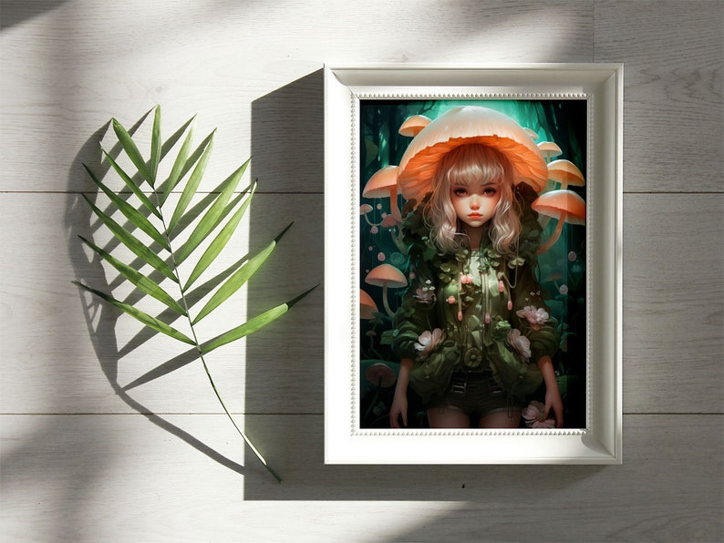 Forest Fairy Digital Files Woodland Sprite Illustrations - Etsy