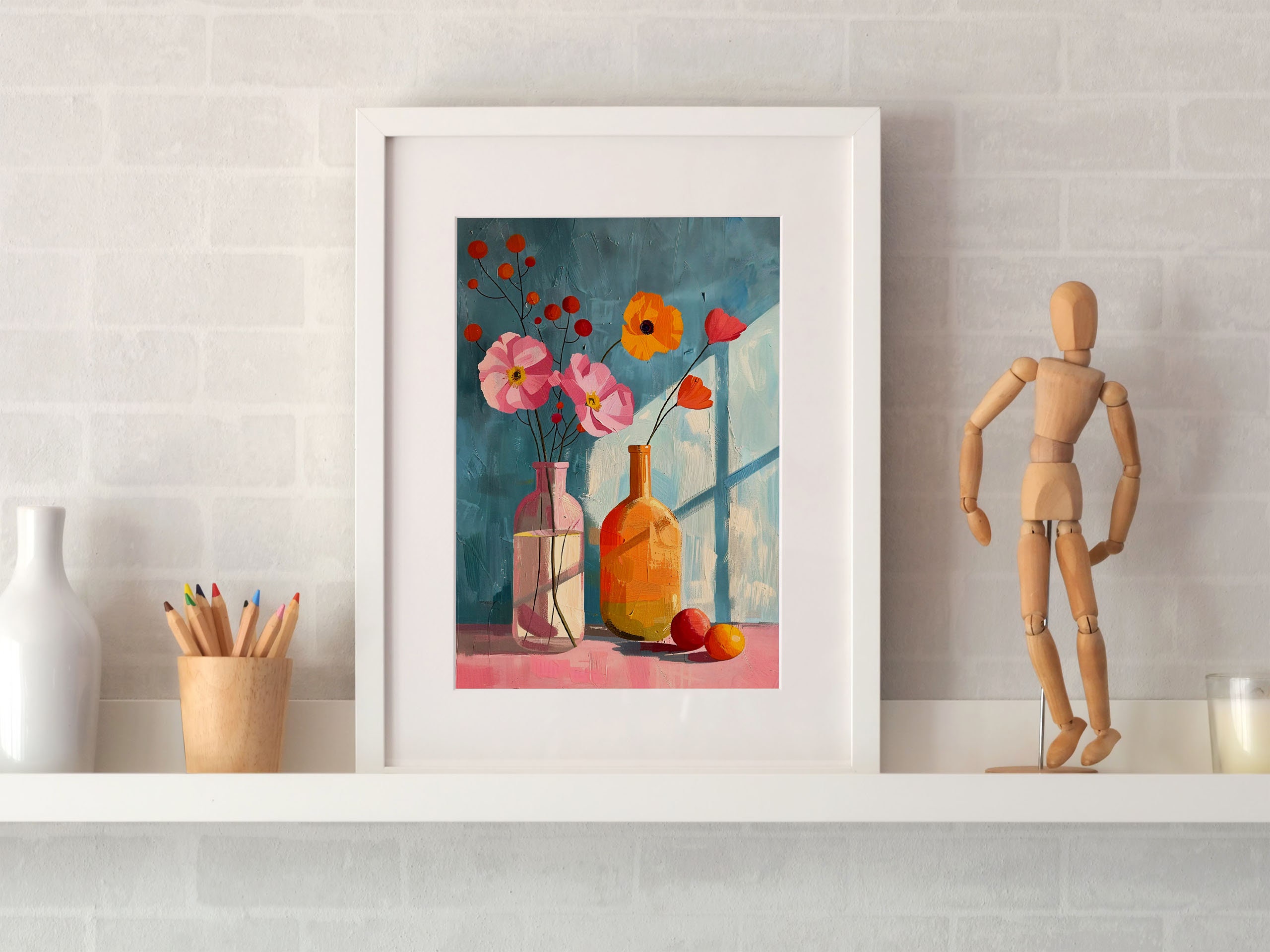 Vase Painting, Digital Art, Naive Art, Artistic Expression, Naive ...
