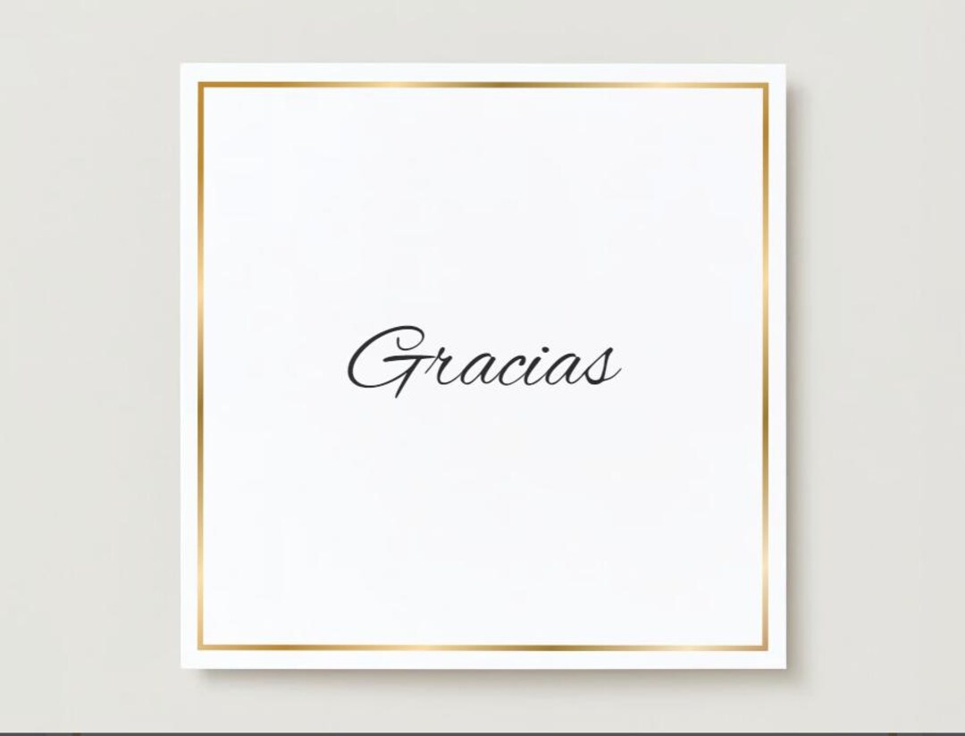 Gracias - Etsy