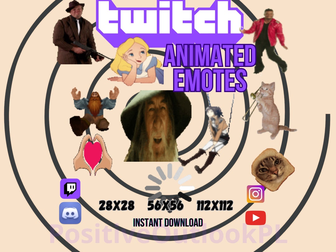 10 Animated Twitch Emotes, Super Emotes, Cute Emotes, Funny Twitch ...
