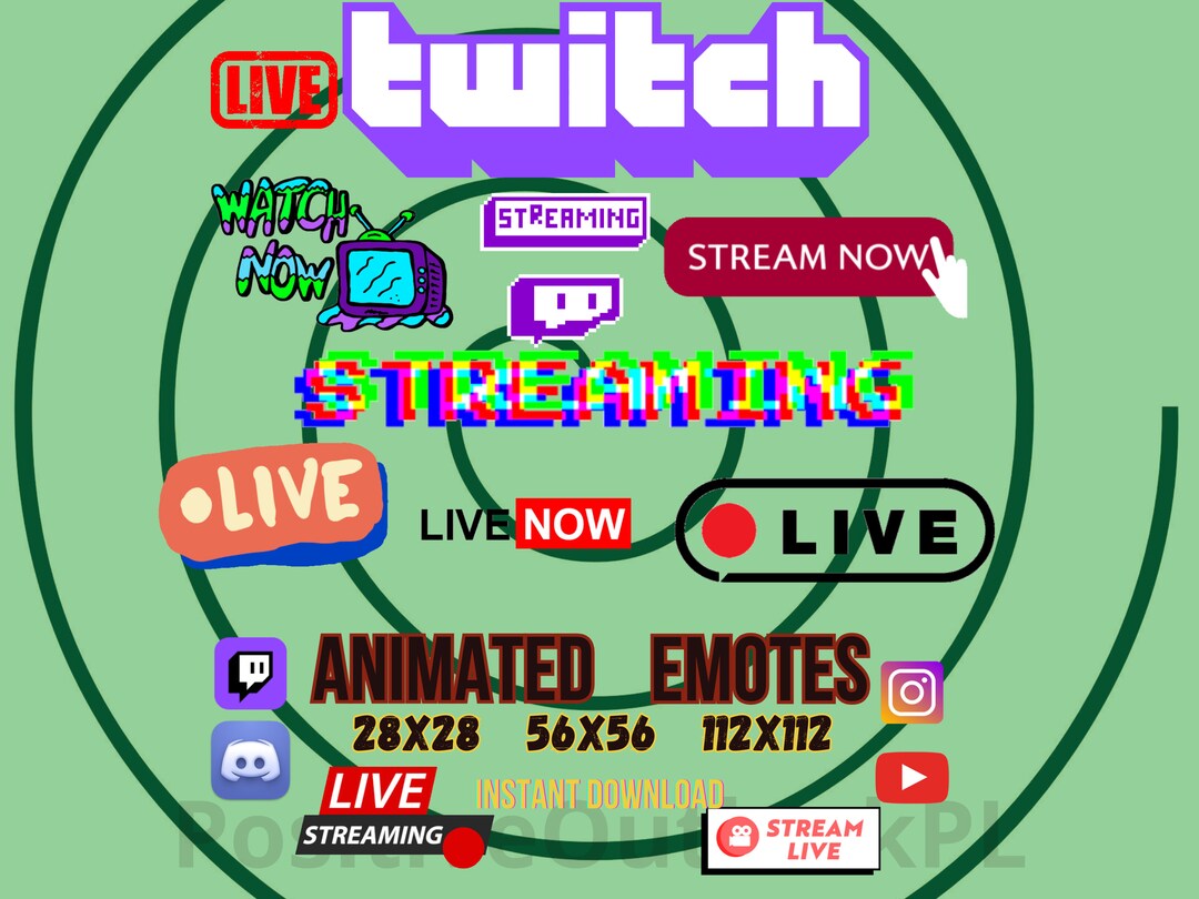 10 Animated Twitch Emotes, Live Emotes, Streaming Emotes, Funny Twitch ...