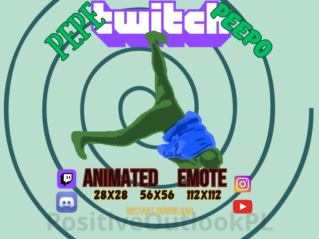 Gesto de Twitch animado, Gesto de Pepe, Gesto lindo, Gesto de Twitch ...