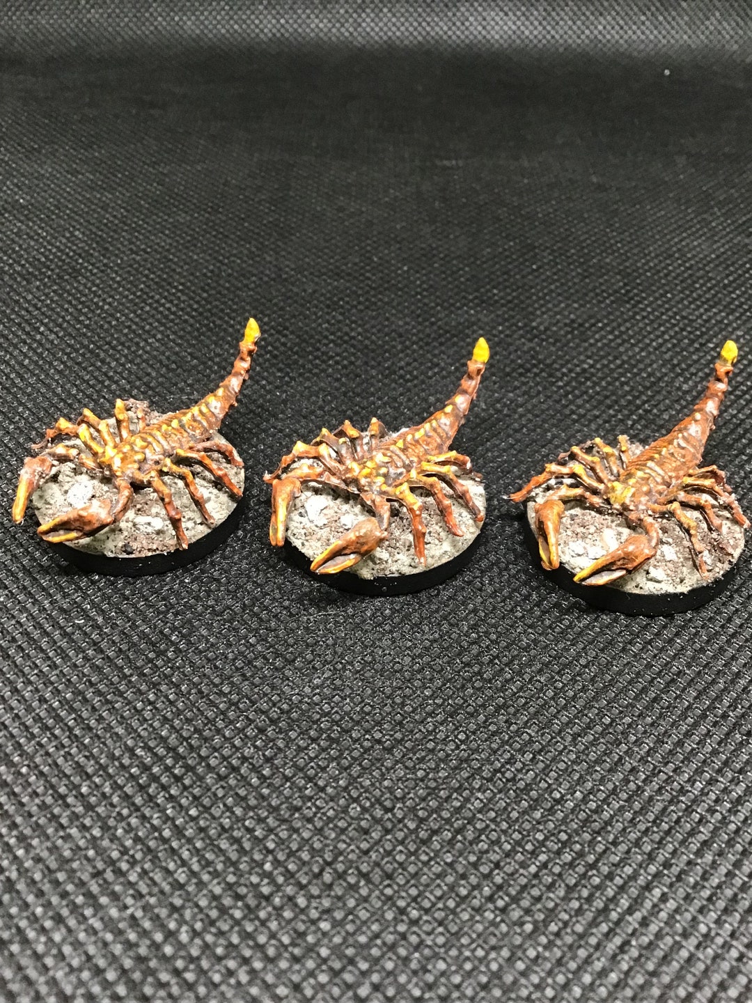 Painted 3 X Giant Scorpion Miniatures 28mm D&D Pathfinder Lod Dnd TTRPG ...