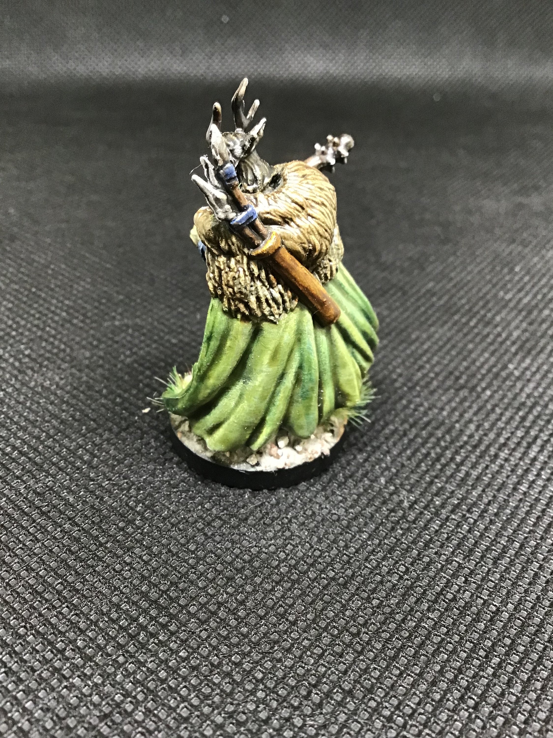 Painted Half-orc Male Druid Miniature 28mm D&D Pathfinder Lod Dnd TTRPG ...