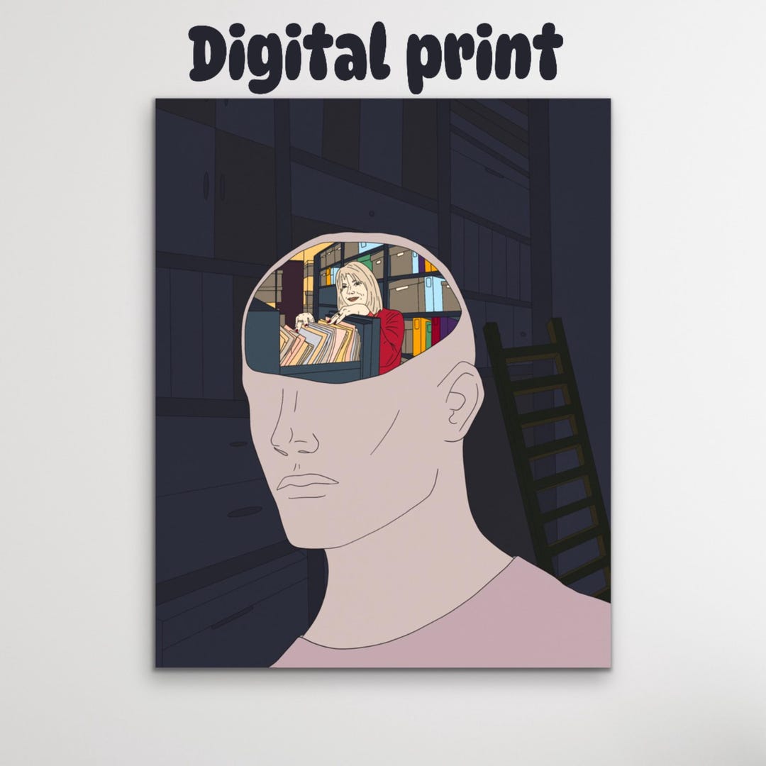 Surreal Mind Art Print | Thought-provoking Digital Illustration ...