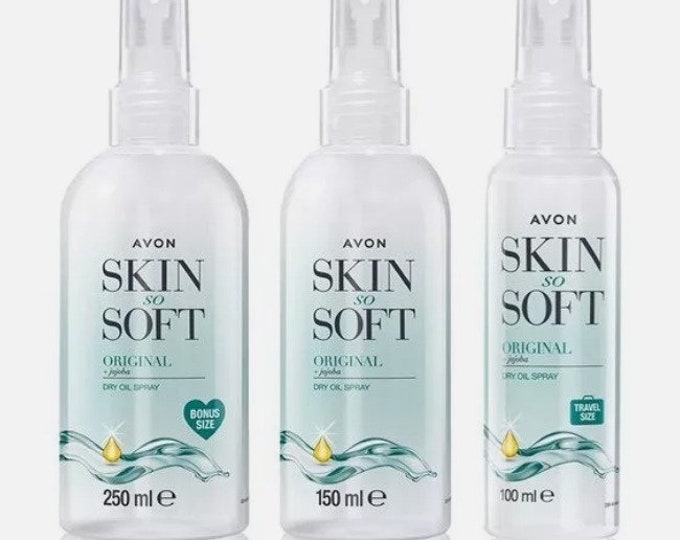 Avon Skin so Soft Original Dry Oil Spray Insect Repellent in Various ...
