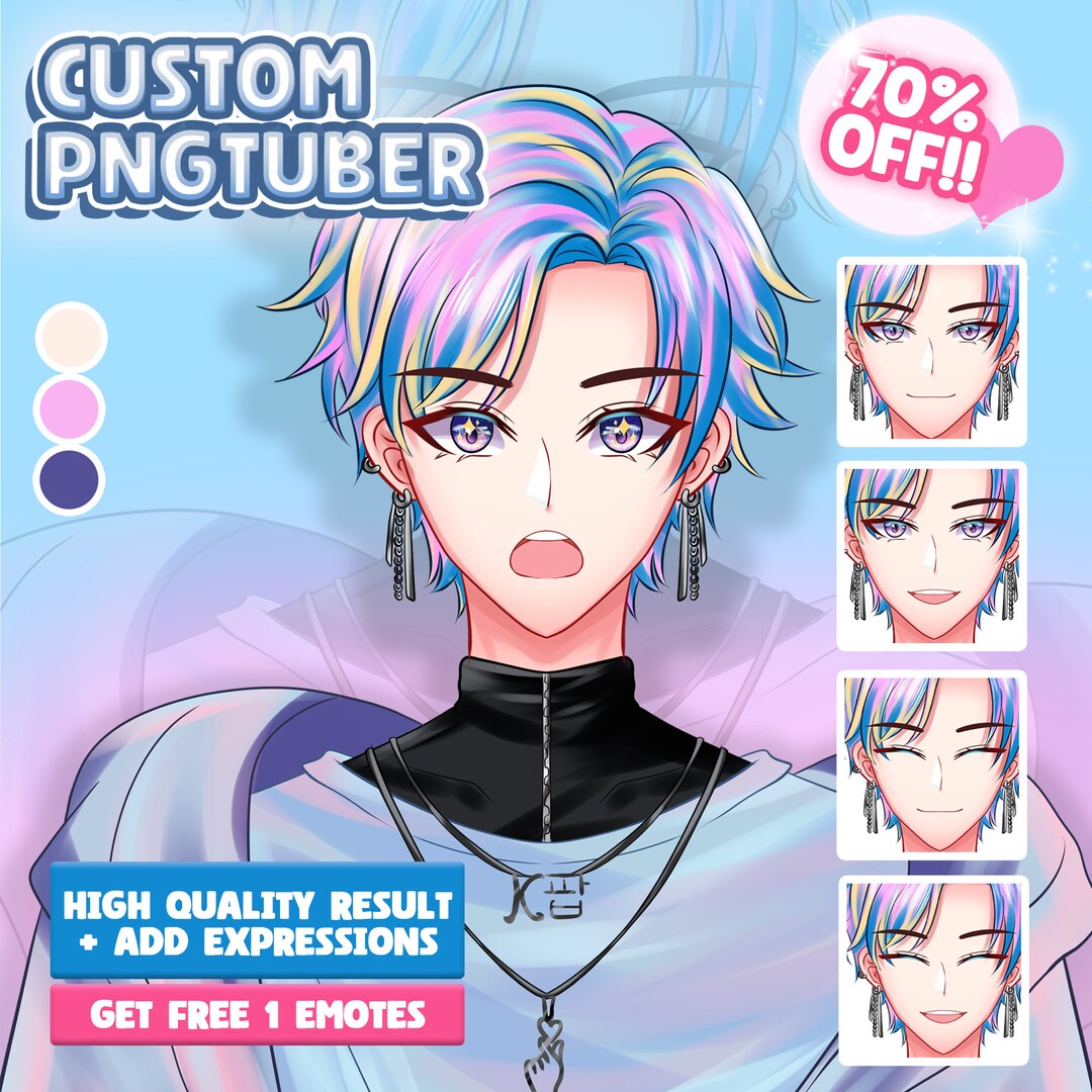 Custom Pngtuber PNG Tuber Anime Anime Commission Pngtuber Avatar Vtuber ...