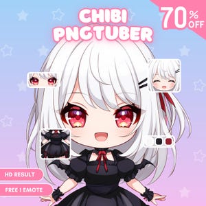 CUSTOM CHIBI PNGTUBER | Pngtuber Model, Chibi Pngtuber, Pngtuber ...