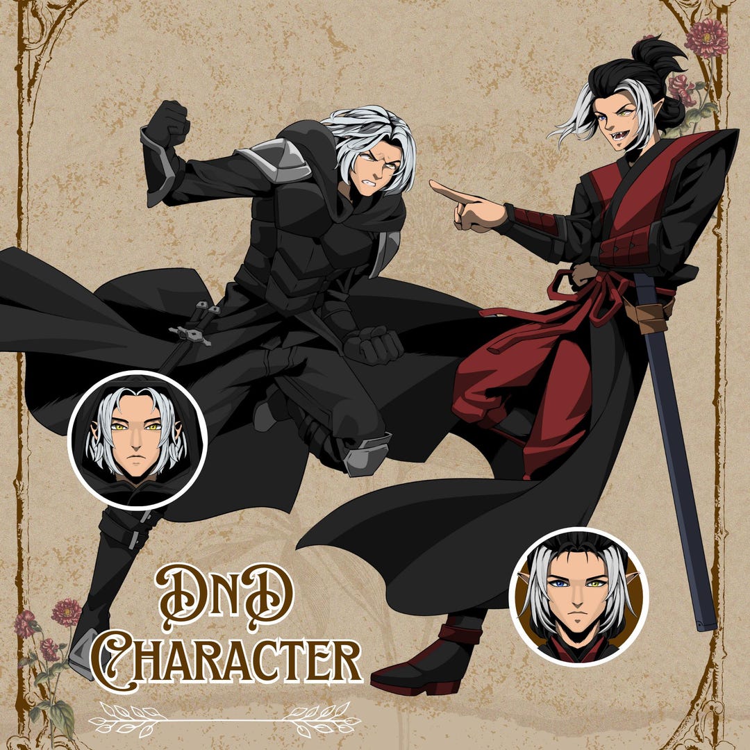 DND, Custom DND Character, Dnd Character, Fantasy Character Commission ...