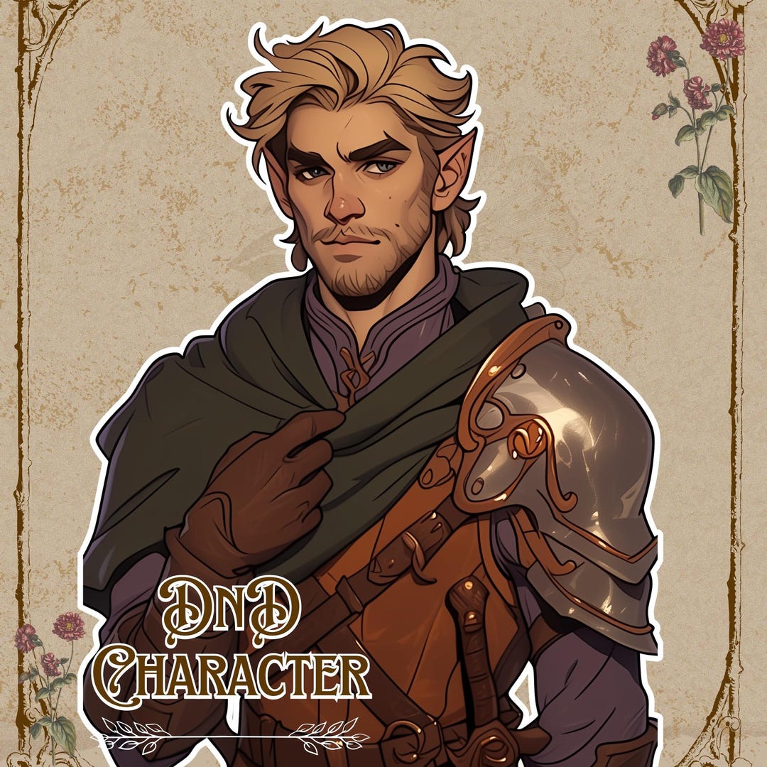 CUSTOM DND Character, Dnd Character Commission, Dungeons and Dragon ...