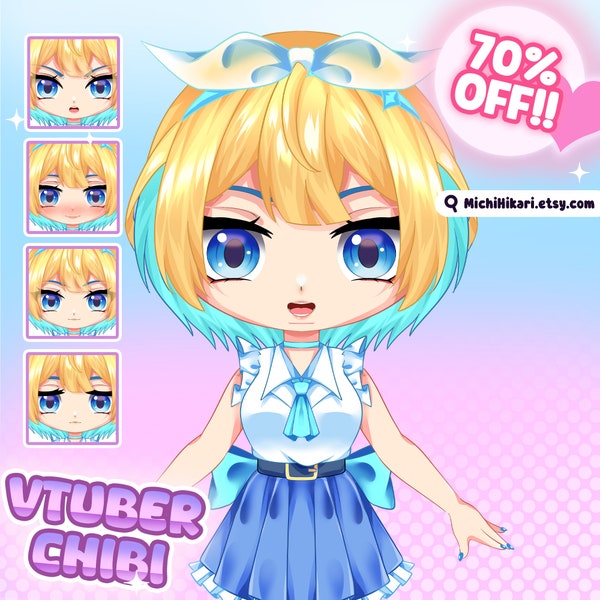 Custom Chibi Vtuber Model - Etsy