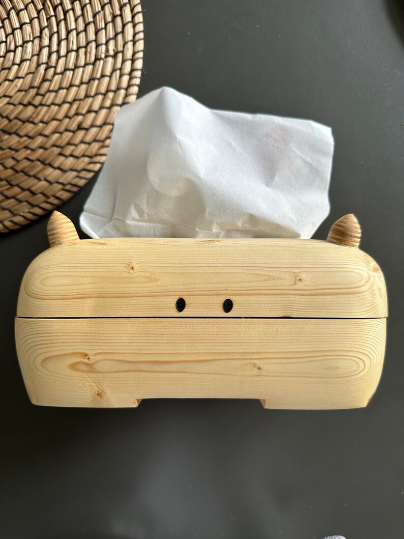 Wooden Tissue Box - Etsy