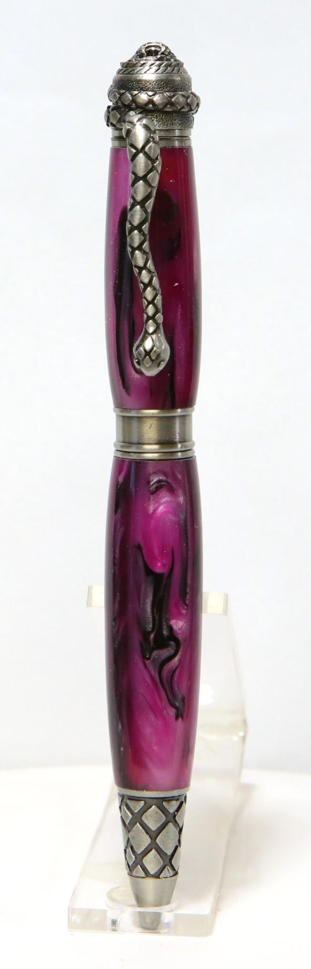 Marbled Purple Serpent Pen - Etsy