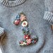 Flower Number Hand-embroidered Sweater for Toddlers - Etsy