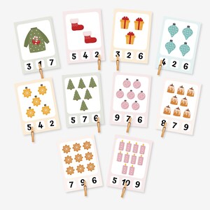 Clip Cards. Number Flashcards. Counting 1-10. Learning Numbers 1-10 ...