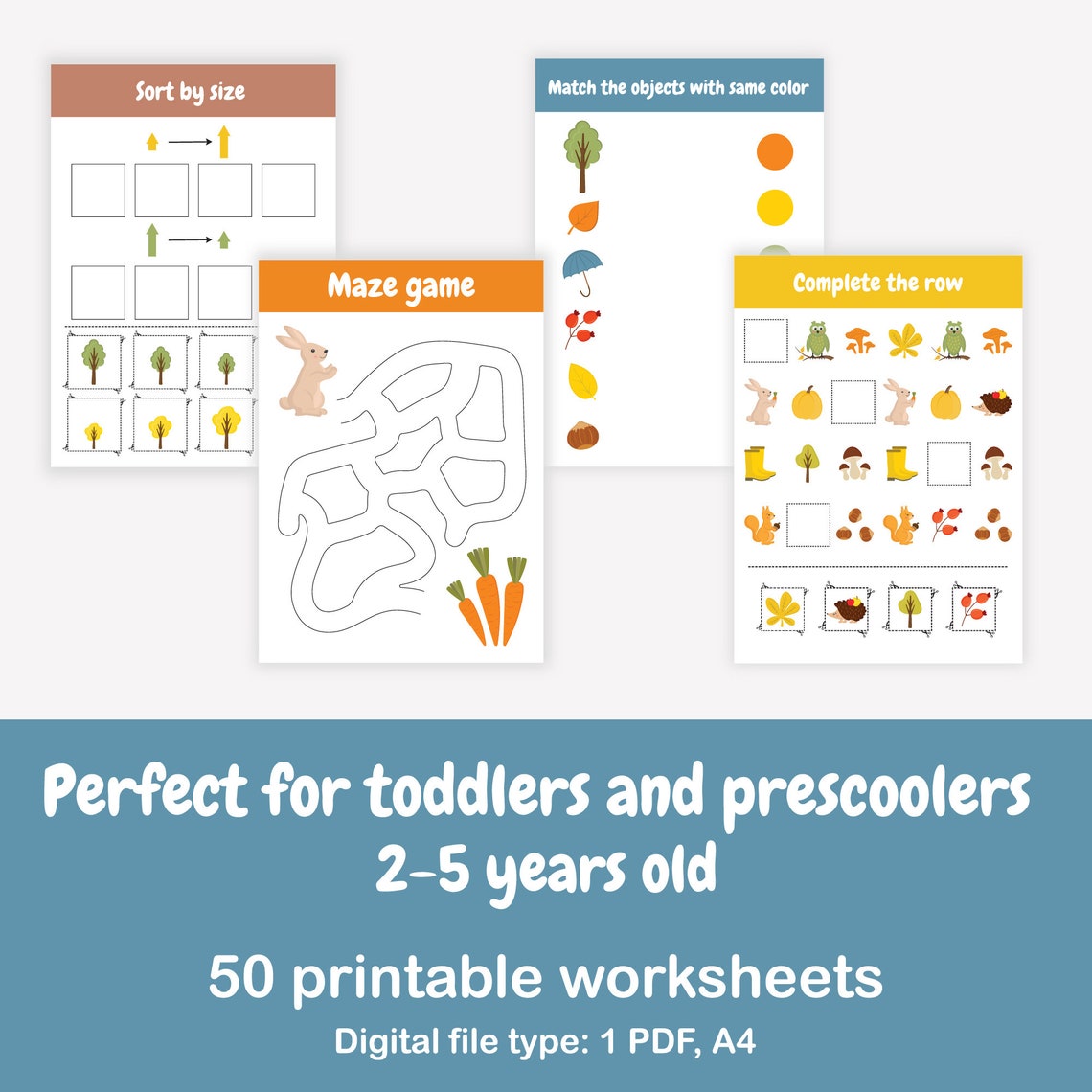 Printable Preschool Worksheets. Preschool Printables and Activities ...