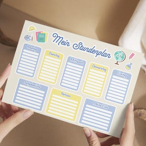 Timetable for Children. Timetable to Print. Weekly Schedule for ...