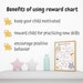 Reward Chart. Toddler Reward Chart. Sticker Behavior Chart. - Etsy