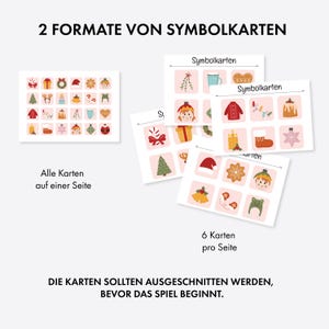 Christmas Bingo for Children. Bingo Christmas German. Christmas Game ...