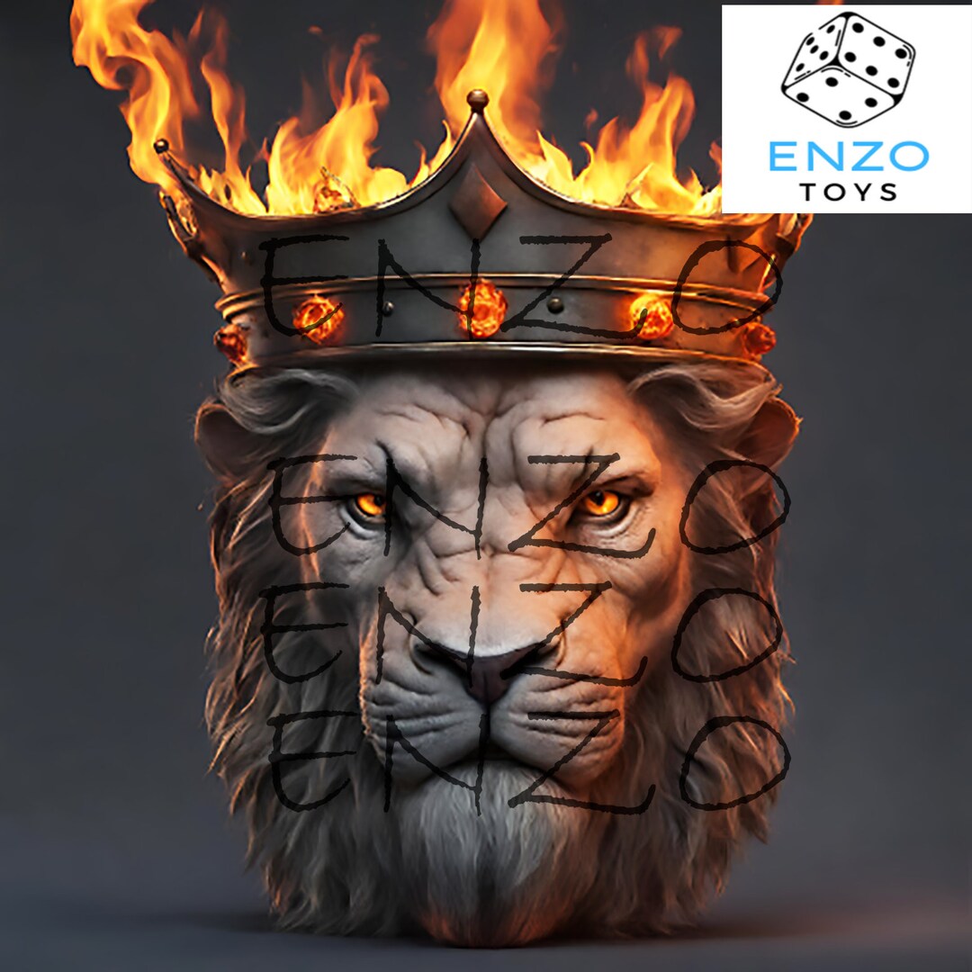 Fire Lion Png 3g Illustration Printable Lion Art Instant Download ...
