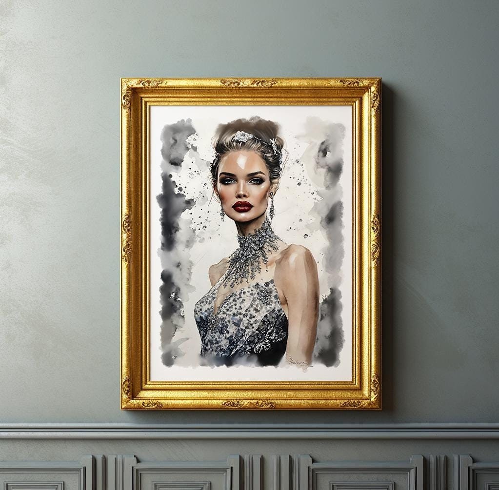 Anna | Fashion Illustration | Fashion Art | Fashion Poster | Wall Art ...