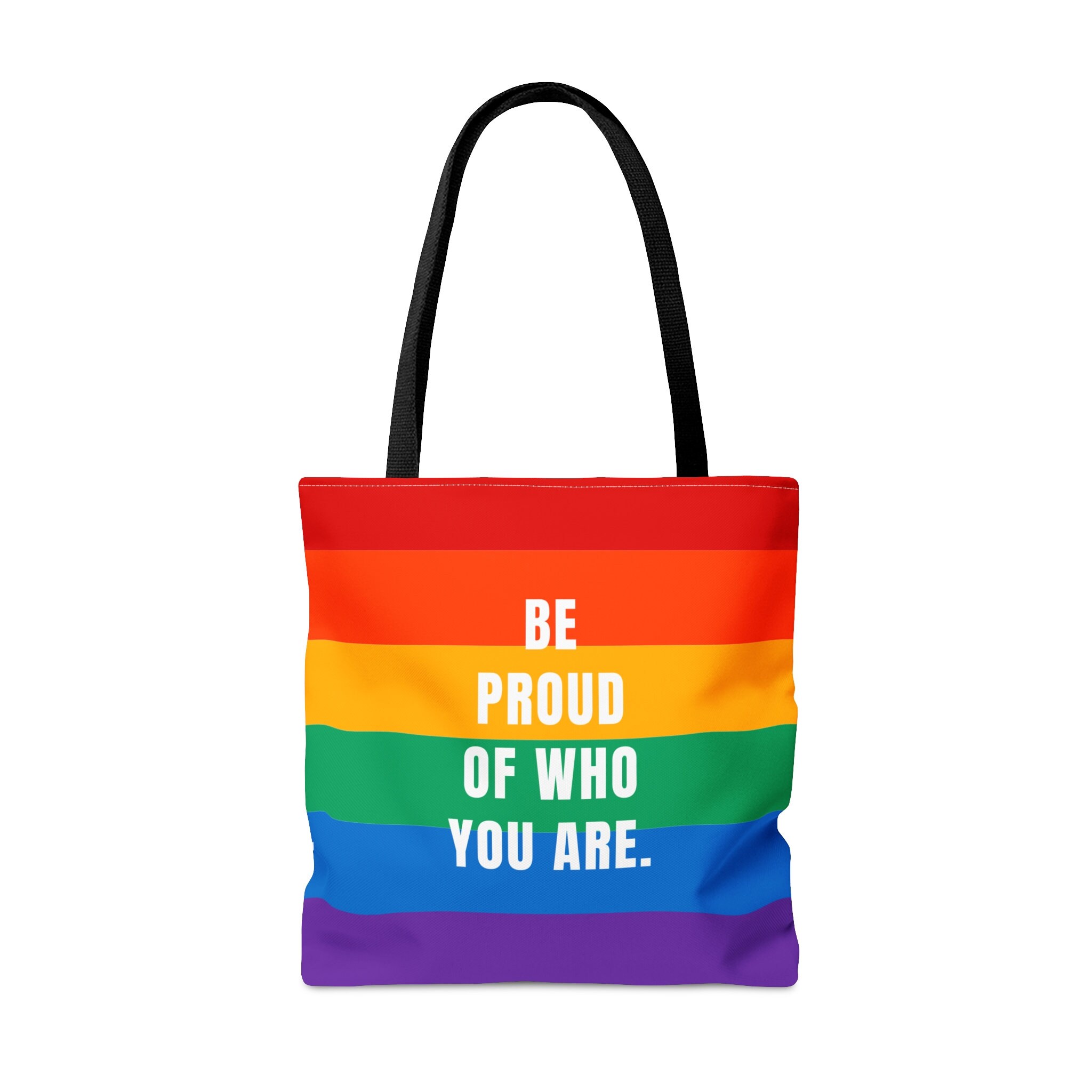 LGBT Be Proud of Who You Are Tote Bag AOP - Etsy