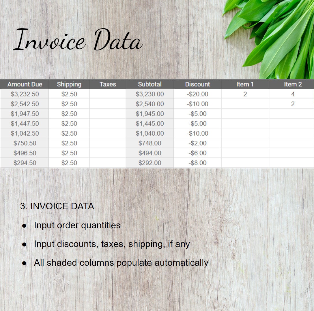 4-in-1 Invoice Template, Payment Tracker, Sales Order Tracker ...