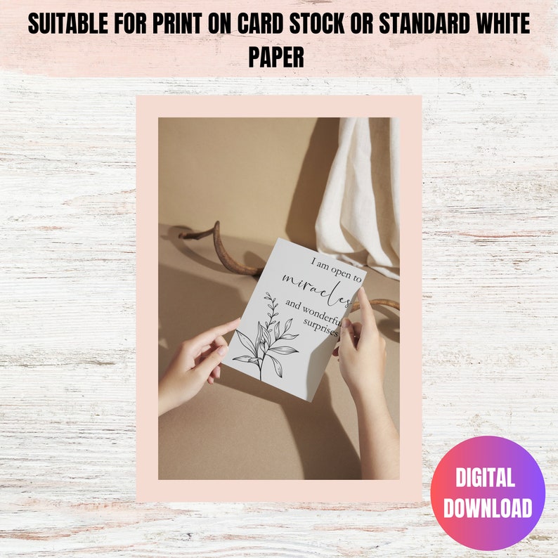 32 Neutral Positive Affirmation Cards for Women, Printable Affirmation ...