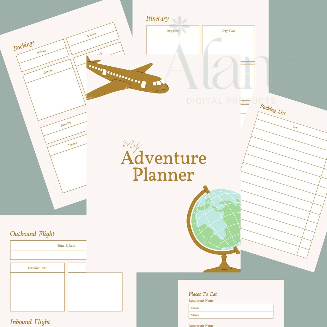 My Adventure Planner Travel Planner Flights Holiday Organise Bookings ...