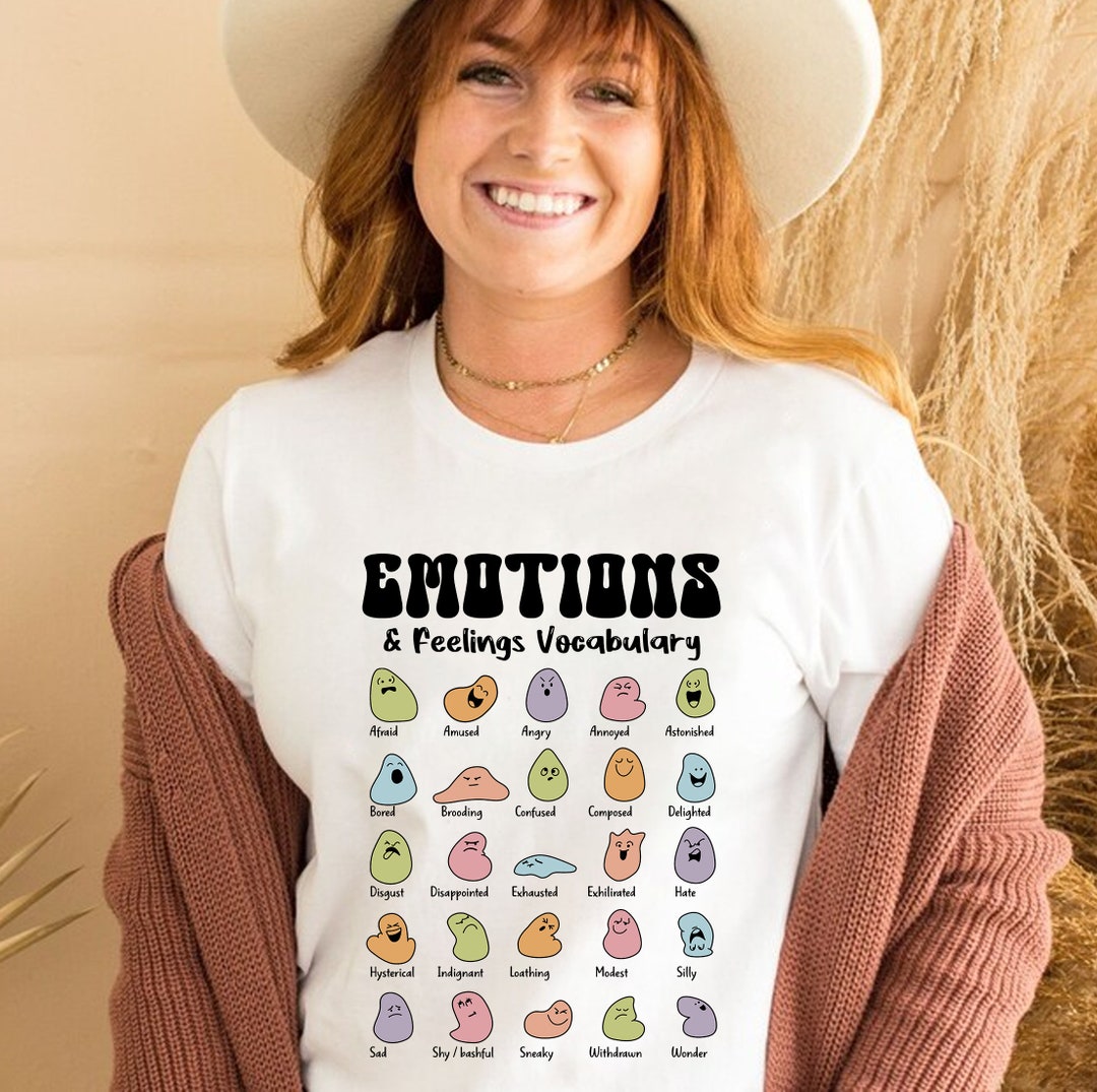 Emotions Feeling Vocabulary Png All Feelings Are Okay Cute - Etsy