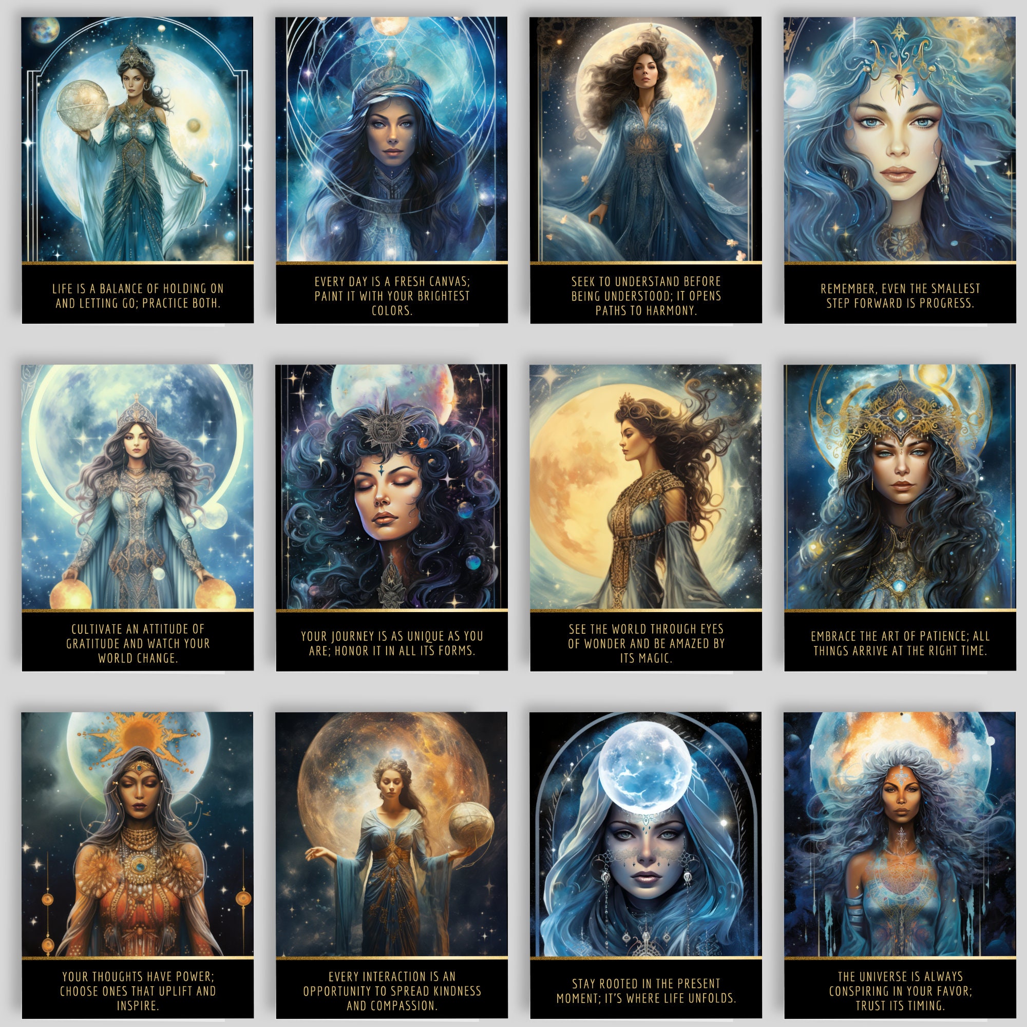 Printable Oracle Cards - Etsy