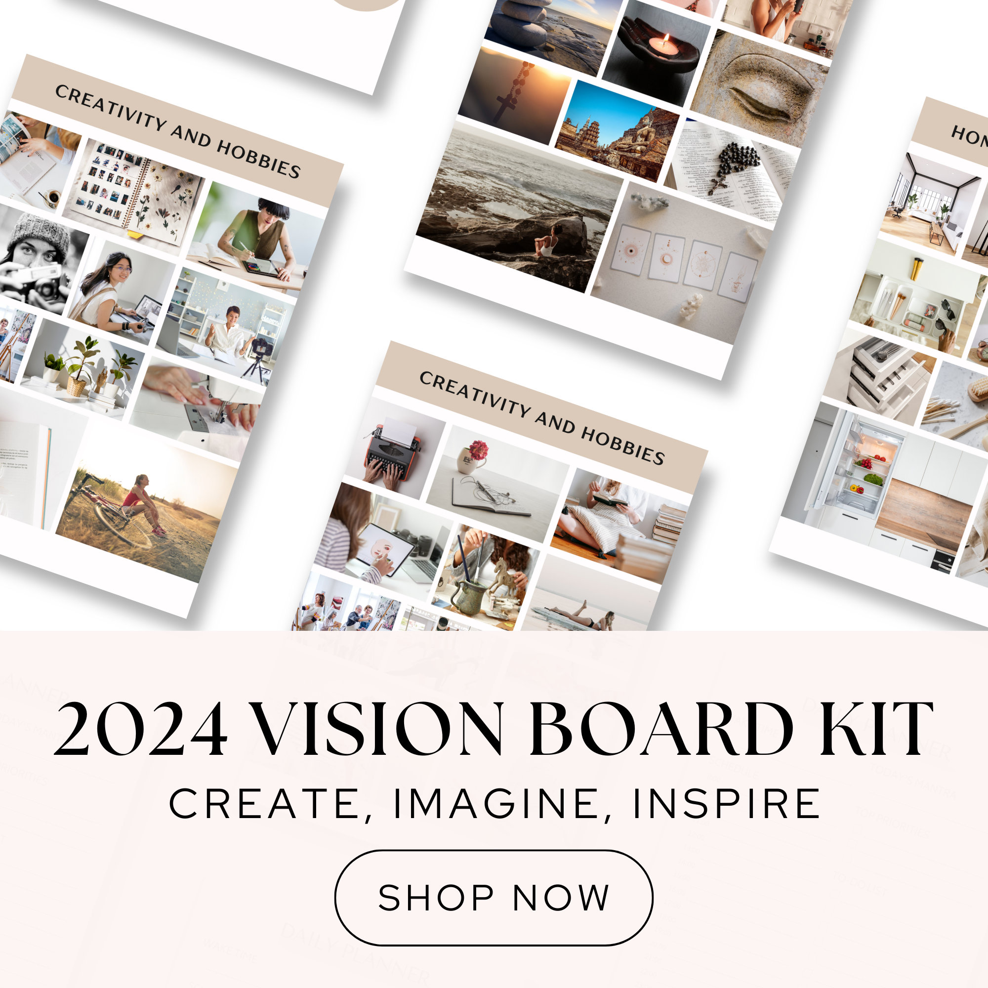 2024 VISION BOARD KIT - Etsy