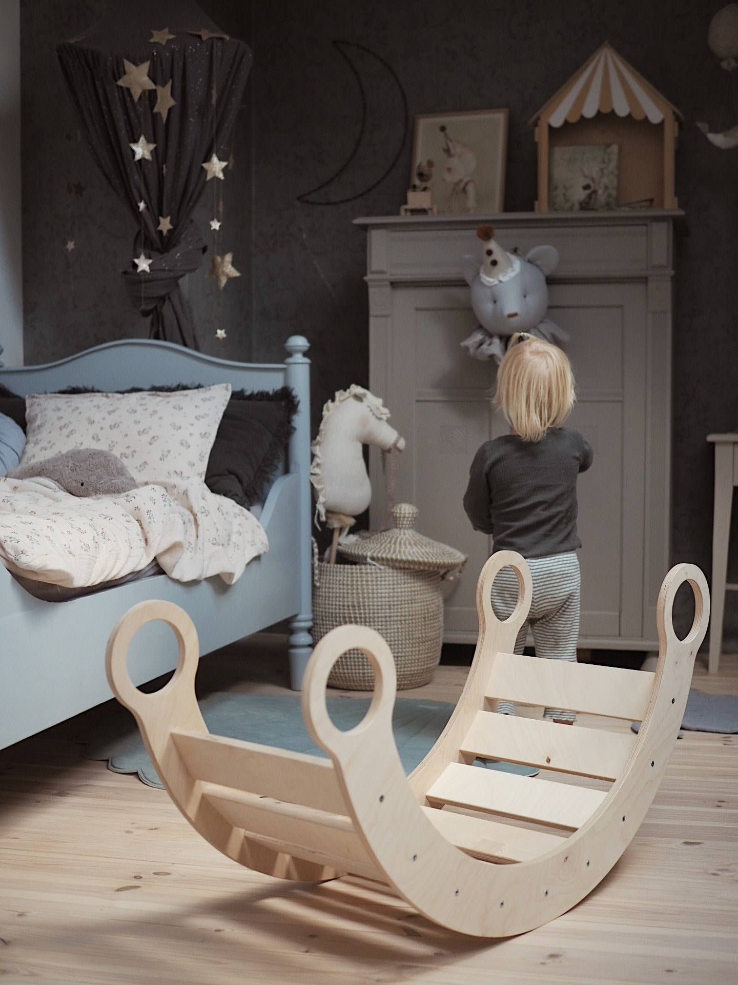 Natural Wooden Rocker/ Arch With Table Top 3 Size,climbing Arch ...