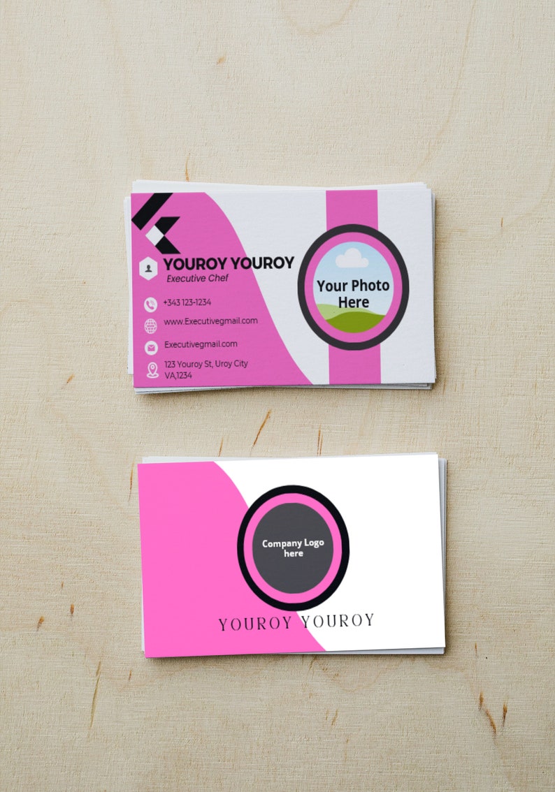 Printable Business Card Template Canva Instant Download, Luxury ...