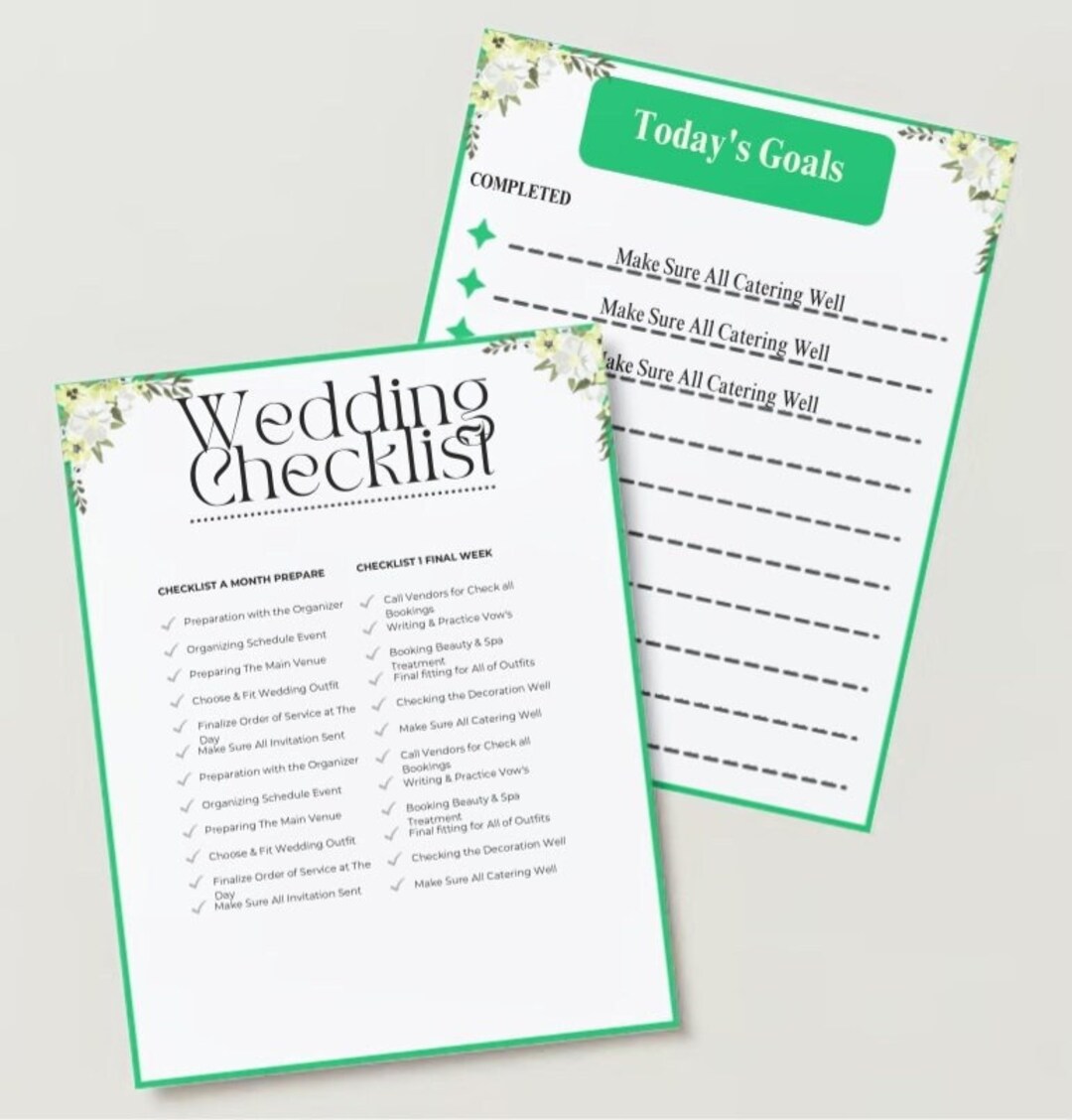 Wedding Planner Printable Checklist, Wedding Planning Printout ...