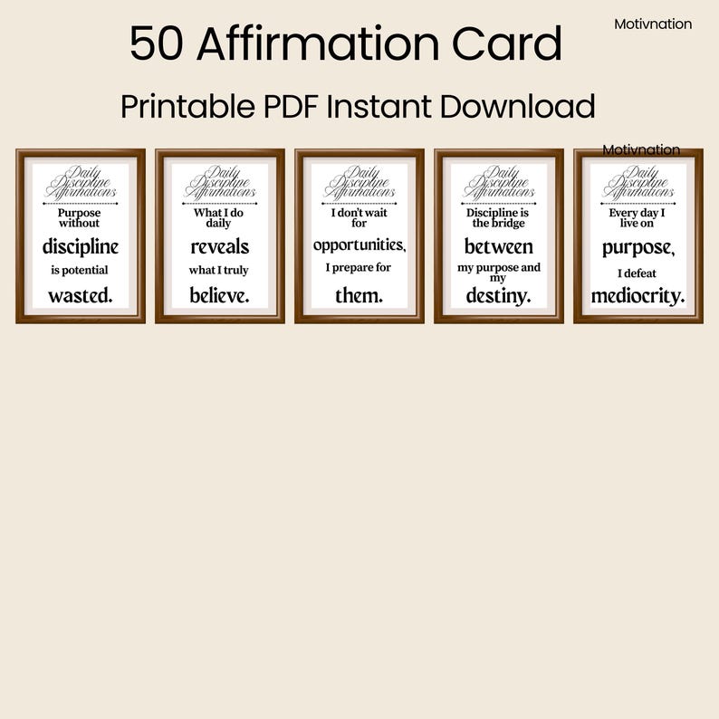 50 Self-love Affirmation Cards PDF | Mindfulness Printable Gift for ...