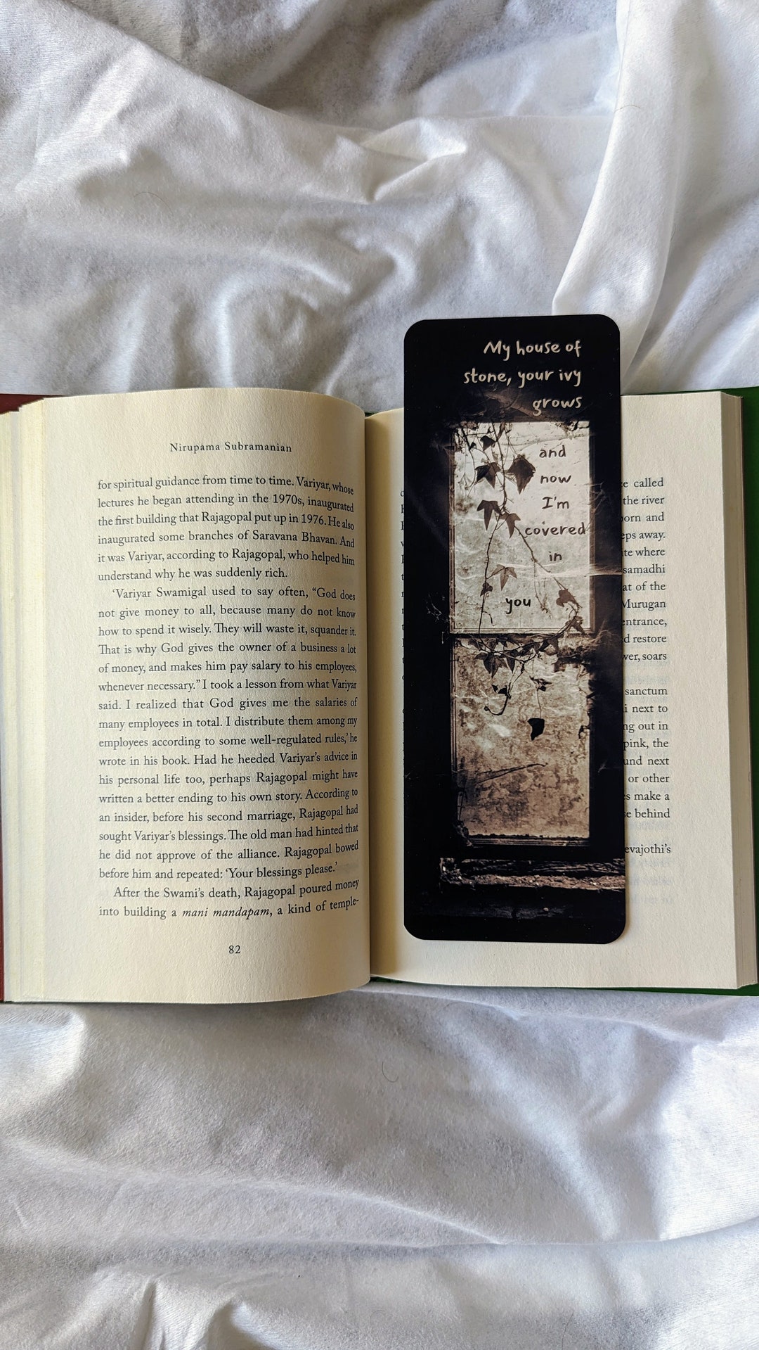 Evermore Ivy Bookmark Cozy Fall Hygge Bookmarks for Autumn & - Etsy