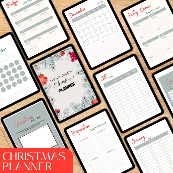 Christmas Planner - Etsy