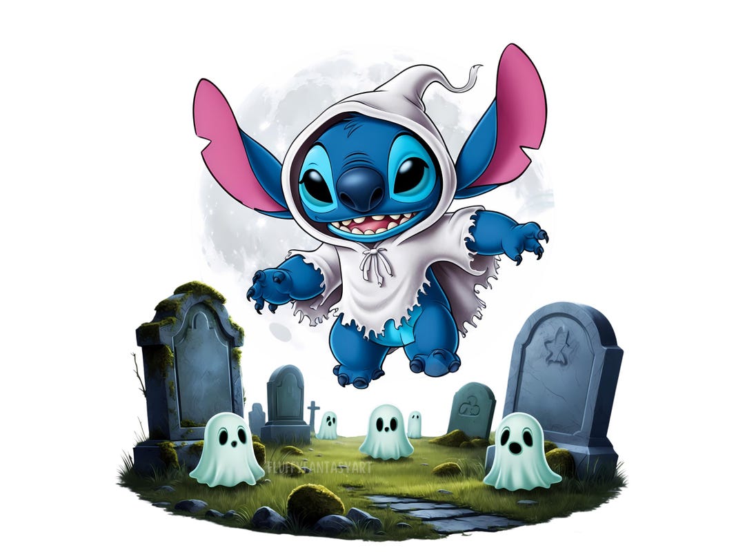 Halloween Ghost Stitch PNG SVG Clipart: Commercial Use (digital ...